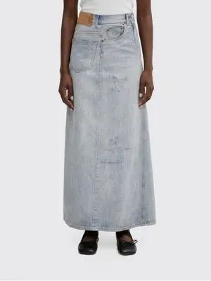 MAISON MARGIELA Denim Maxi Skirt - Blue