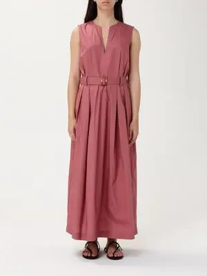 Woolrich WOOLRICH Belted Maxi Dress Pink
