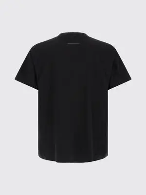 MAISON MARGIELA Printed Cotton T-shirt - Black