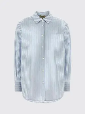 Woolrich Striped Button-up Shirt - Gnawed Blue