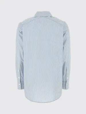 Woolrich Striped Button-up Shirt - Gnawed Blue