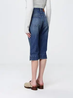 Chloé Cropped Fit Cotton Jeans