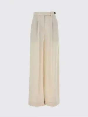 Brunello Cucinelli Wide Leg Tailored Pants - Beige