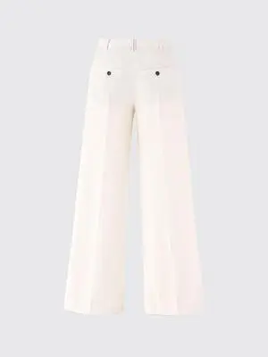 Brunello Cucinelli Linen Blend Wide-leg Trousers