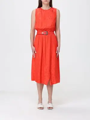 Pinko Sleeveless Midi Dress With Belt