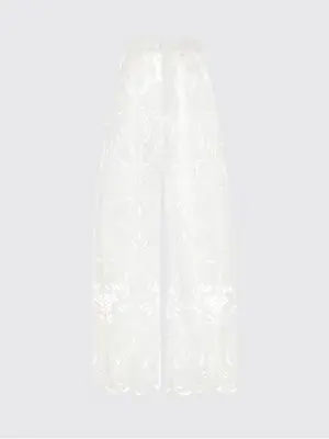 Giuseppe Di Morabito Sangallo Lace Wide Leg Trousers