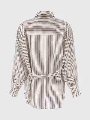 Isabel Marant Étoile Striped Silk Blend Shirt - Multicolor