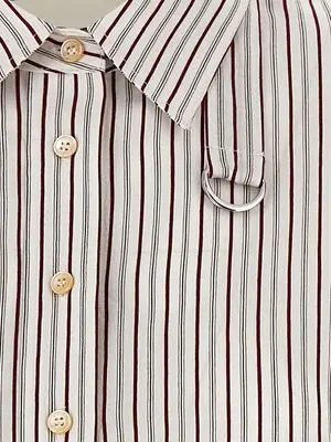 Isabel Marant Étoile Striped Silk Blend Shirt - Multicolor