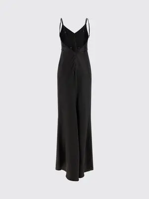 Elisabetta Franchi Satin Gown - Black