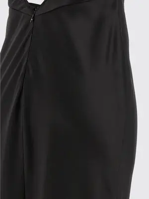 Elisabetta Franchi Satin Gown - Black