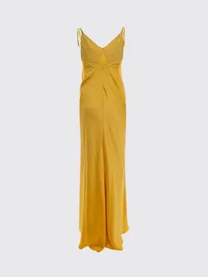 Elisabetta Franchi Satin Gown - Yellow