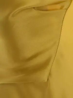 Elisabetta Franchi Satin Gown - Yellow