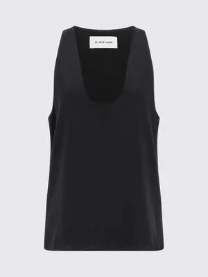 ARMARIUM Stretch Silk V-neck Top