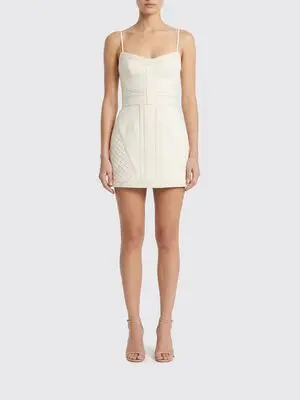 Zimmermann Cotton Corset Mini Dress - White