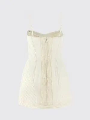 Zimmermann Cotton Corset Mini Dress - White
