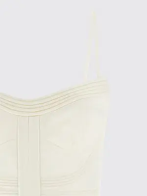 Zimmermann Cotton Corset Mini Dress - White