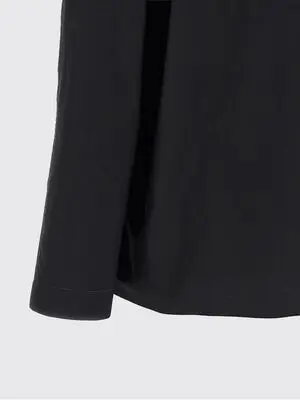 LEMAIRE Cotton Silk Blouse With Scarf Detail - Black