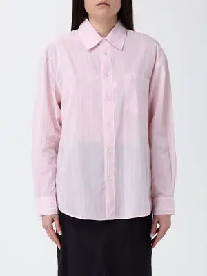 DUNST Striped Shirt - Pink