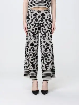 Liu Jo Jacquard Wide Leg Trousers