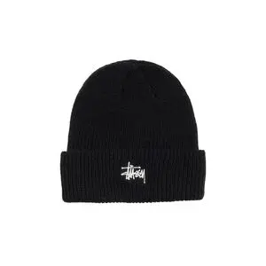 StÜssy Basic Cuff Beanie Black