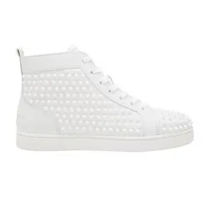 CHRISTIAN LOUBOUTIN Louis Flat Calf Spikes
