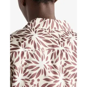 Prada Printed Cotton Bowling Shirt - Neutral