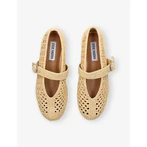 Steve Madden Alara Woven Ballet Flats - Beige