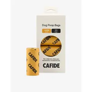 CAFIDE Vanilla-scented Dog Waste Bags Pack Of 120 - Yellow
