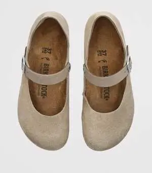 BIRKENSTOCK Suede Mantova Mary Jane Sandals - Brown