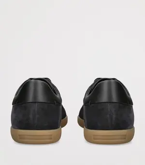 Zegna Suede 232 Sneakers - Navy