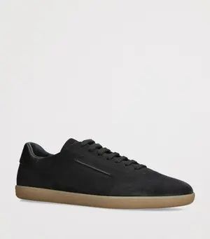 Zegna Suede 232 Sneakers - Navy