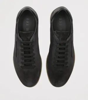 Zegna Suede 232 Sneakers - Navy