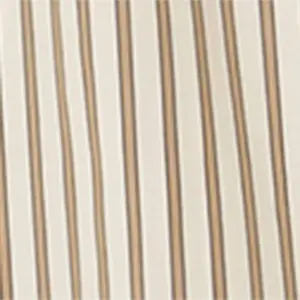Max Mara Cotton-silk Stripe Drawstring Trousers - Beige
