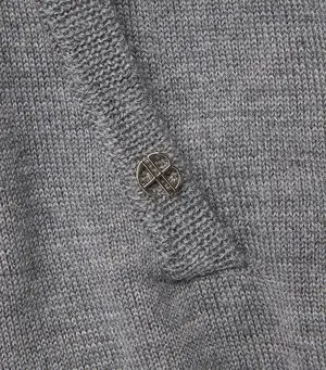 ANINE BING Wool-cashmere Knitted Adley Trousers