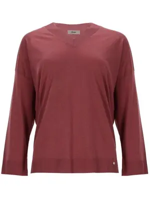 Herno Maglia In Glam Knit Effect - Red