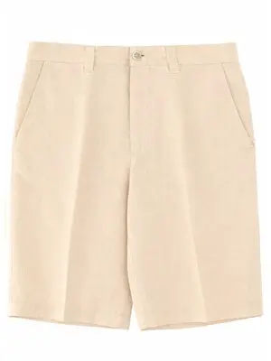 120% Lino Shorts In Lino - Beige
