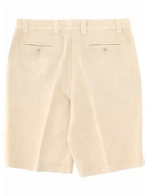 120% Lino Shorts In Lino - Beige