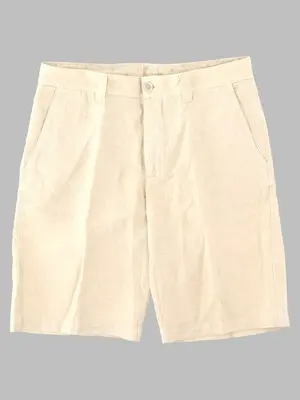 120% Lino Shorts In Lino - Beige