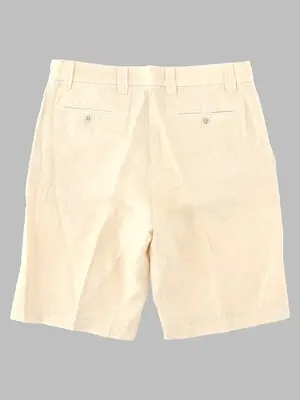 120% Lino Shorts In Lino - Beige
