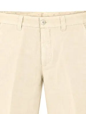 120% Lino Shorts In Lino - Beige