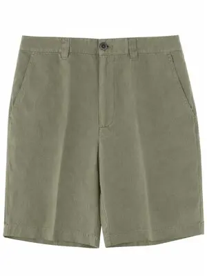 120% Lino Shorts In Lino - Green