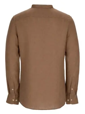 120% Lino Linen Shirt - Brown