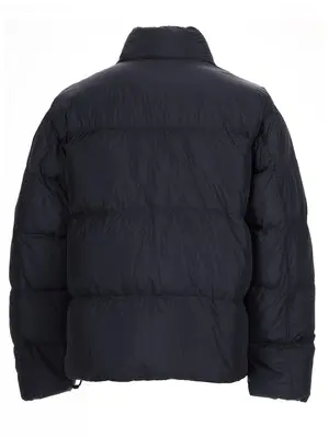 Stone Island Piumino Bomber Jacket With Logo Patch - Blue