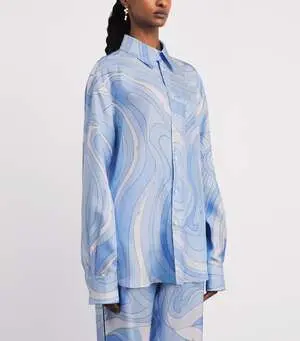 Emilio Pucci Silk Oversized Shirt