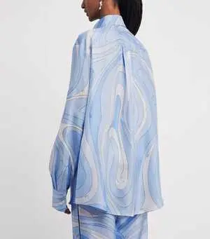 Emilio Pucci Silk Oversized Shirt