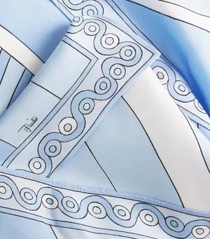 Emilio Pucci Silk Iride Top