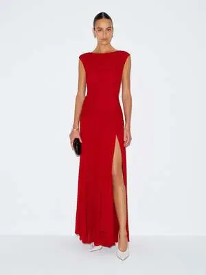 REFORMATION Reformation Vicenta Dress Red