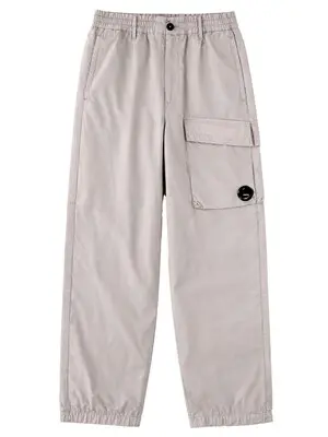 C.P. COMPANY Cargo Pant With Logo Patch - Beige