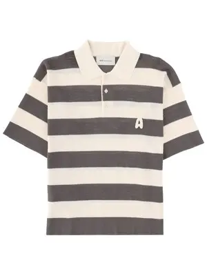 AMI Paris Polo Con Patch Logo - Multicolour