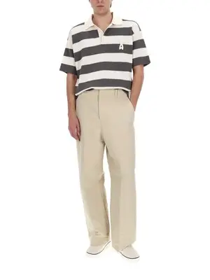 AMI Paris Polo Con Patch Logo - Multicolour